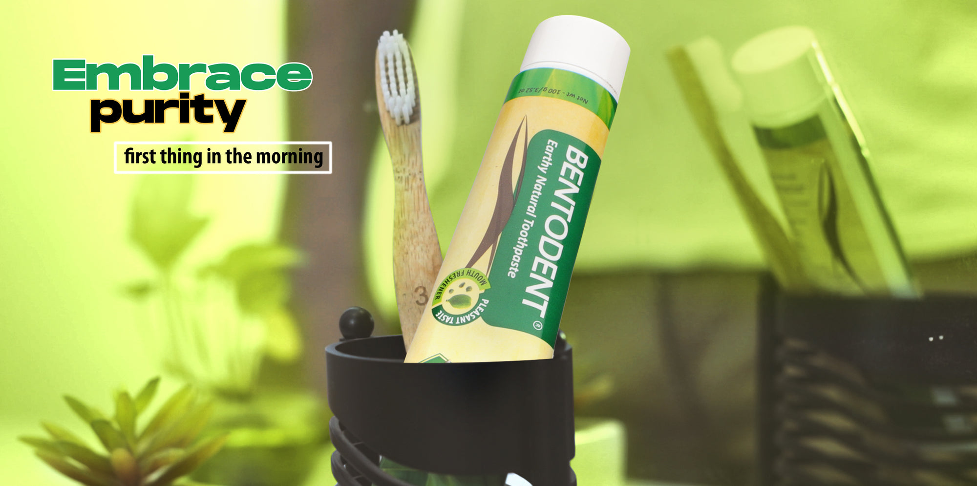 Calcium Bentonite Clay Toothpaste - 100% Natural, SLS & Fluoride Free ...