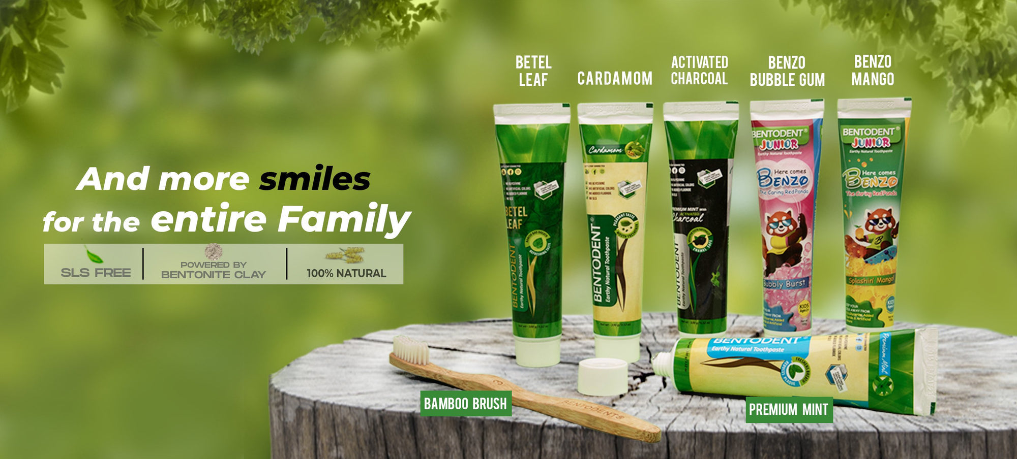 Calcium Bentonite Clay Toothpaste - 100% Natural, SLS & Fluoride Free ...