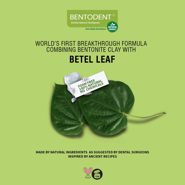 Bentodent Betel Leaf Toothpaste (Twin Pack)– Bentodent Americas